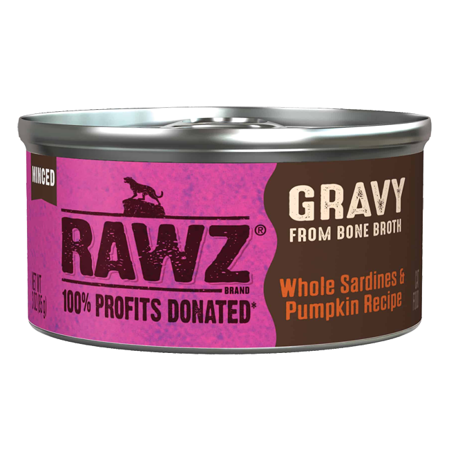 RAWZ Gravy Whole Sardines & Pumpkin Recipe – The Cat Connection