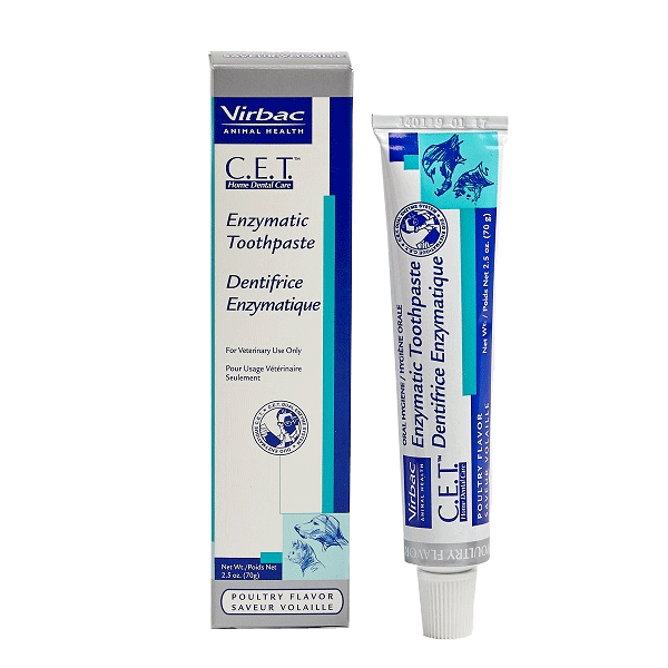 Virbac C.E.T. Enzymatic Cat Toothpaste in Poultry Flavor – The Cat ...
