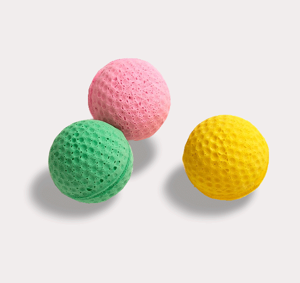 Sponge Golf Ball Cat Toy – The Cat Connection